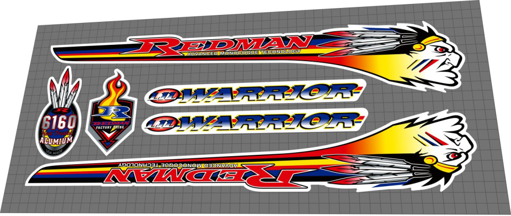 1999 Redman LilWarrior - Elite BMX Decals